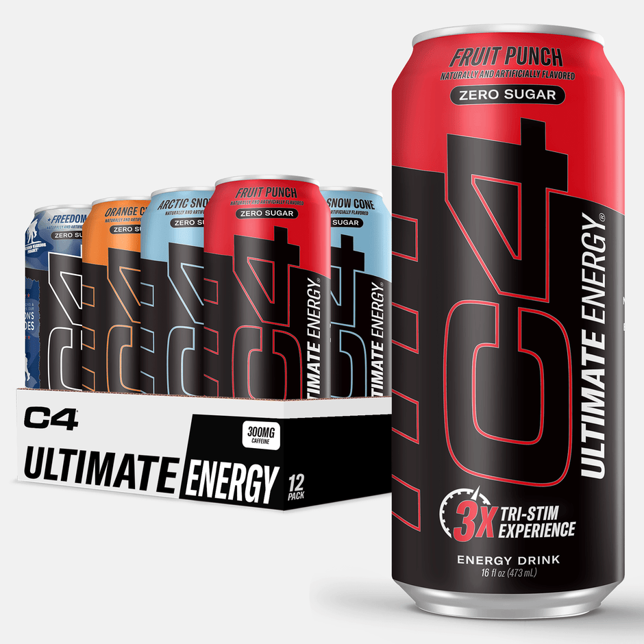 C4 Energy Drinks - Carbonated & Non-Carbonated (12 Packs) | Cellucor