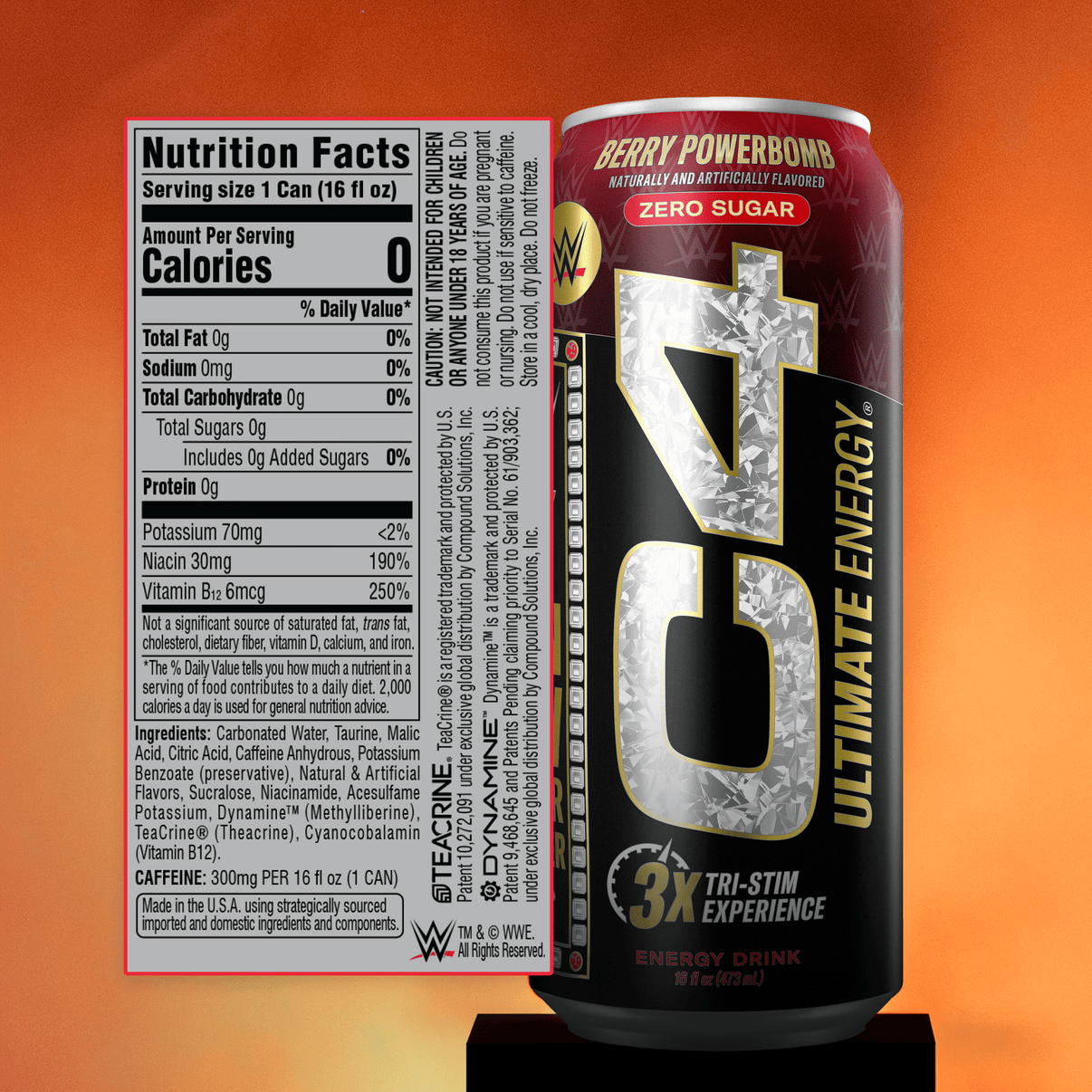 C4 Ultimate Energy® X WWE® Energy Drink – Cellucor
