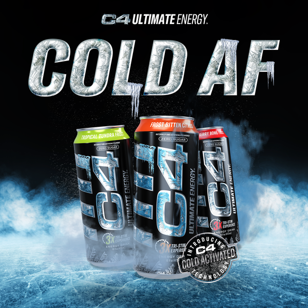 C4 Ultimate® Frost Carbonated | Sugar Free Performance Energy 16oz (12 ...