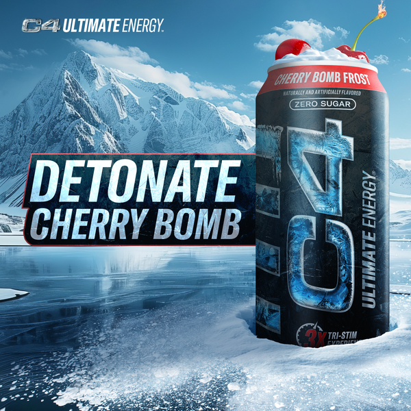 C4 Ultimate® Frost Carbonated | Sugar Free Performance Energy 16oz (12 ...