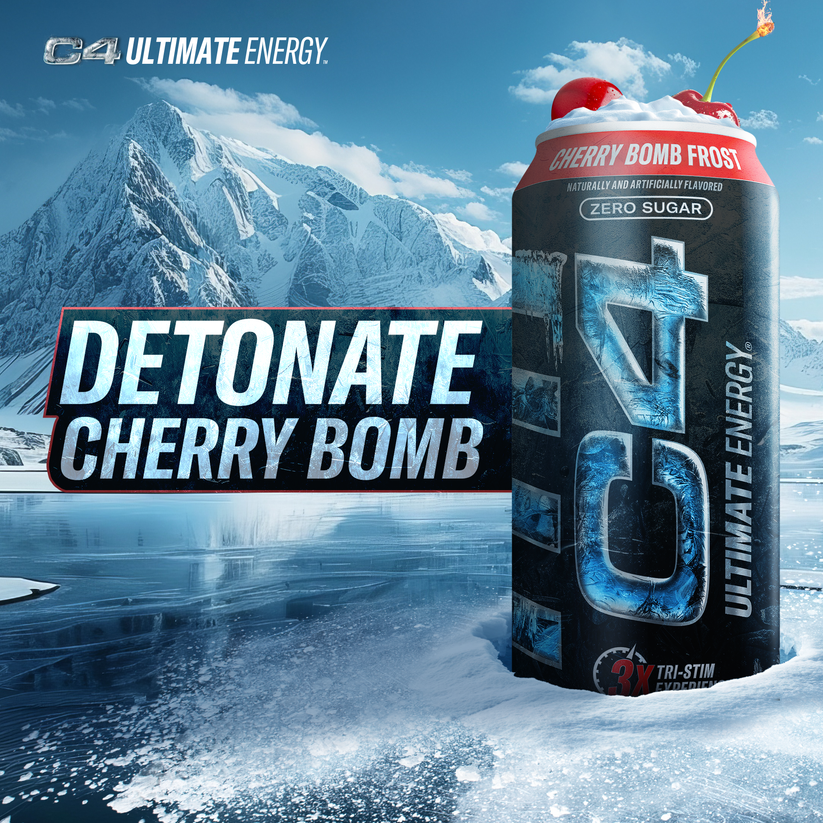 C4 Ultimate® Frost Carbonated | Sugar Free Performance Energy 16oz (12 ...
