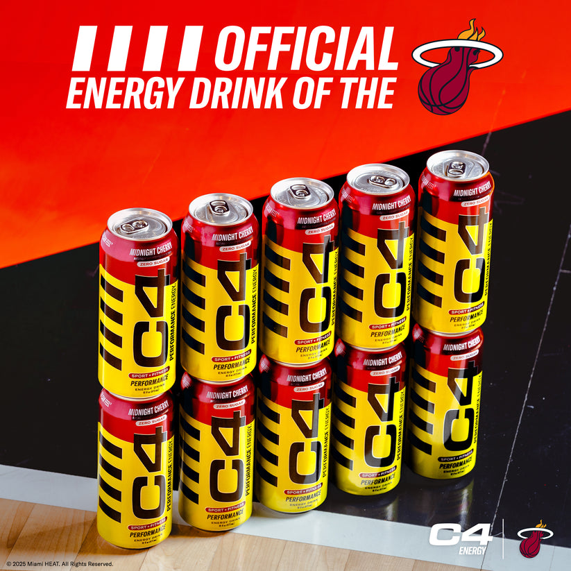 C4® Energy Carbonated | Energy Drink 12oz & 16oz (12-Pack) | Cellucor