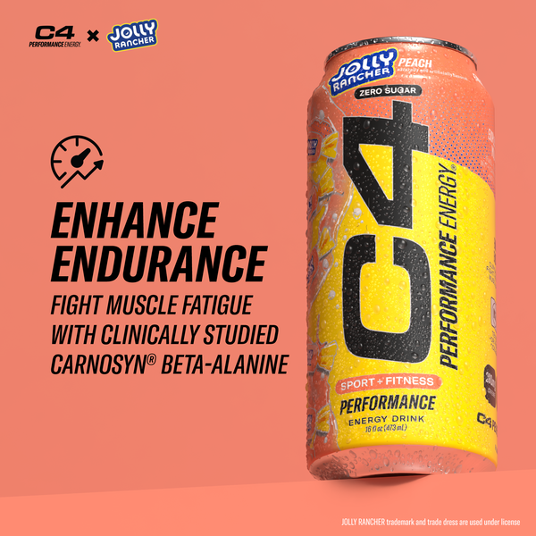 C4 Energy® x Jolly Rancher™ | Carbonated Energy Drink 16oz (12-Pack ...