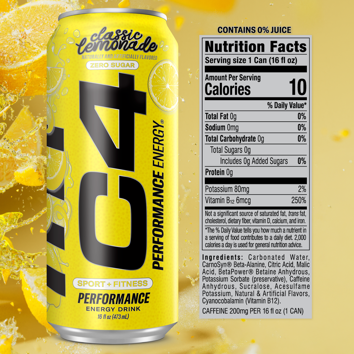 C4 Performance Energy® Lemonade - Official Energy Drink of the Summer ...