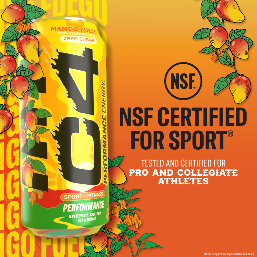 C4® Energy Carbonated | Energy Drink 12oz & 16oz (12-Pack) | Cellucor