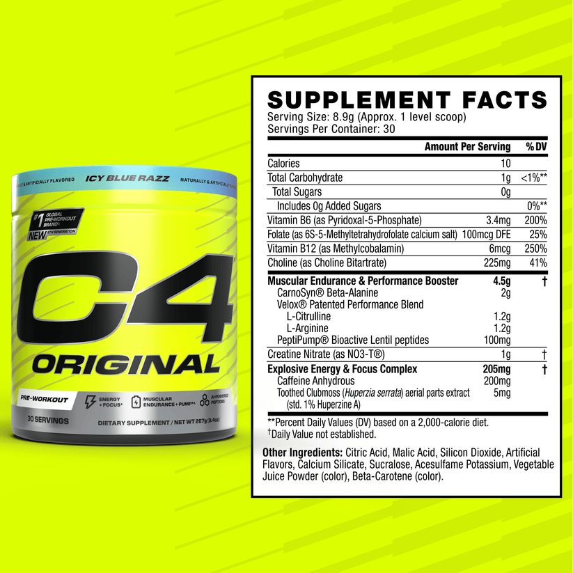C4 Original Pre-Workout Powder – Cellucor