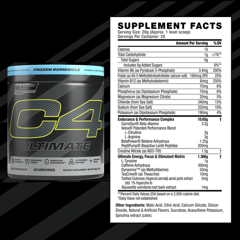 C4 Ultimate Pre Workout Powder – Cellucor