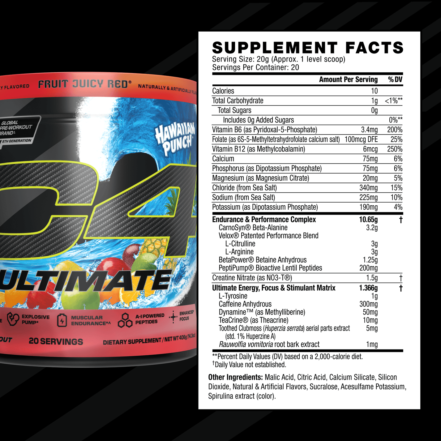 C4 Ultimate x Hawaiian Punch Pre Workout Powder – Cellucor