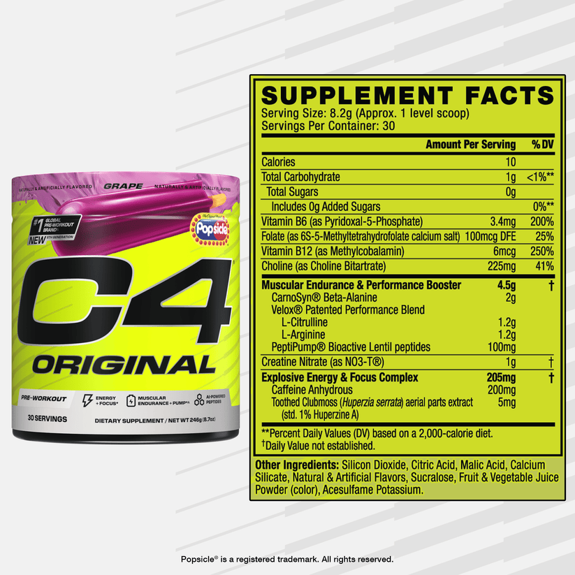 C4 Original x Popsicle Pre Workout Powder – Cellucor