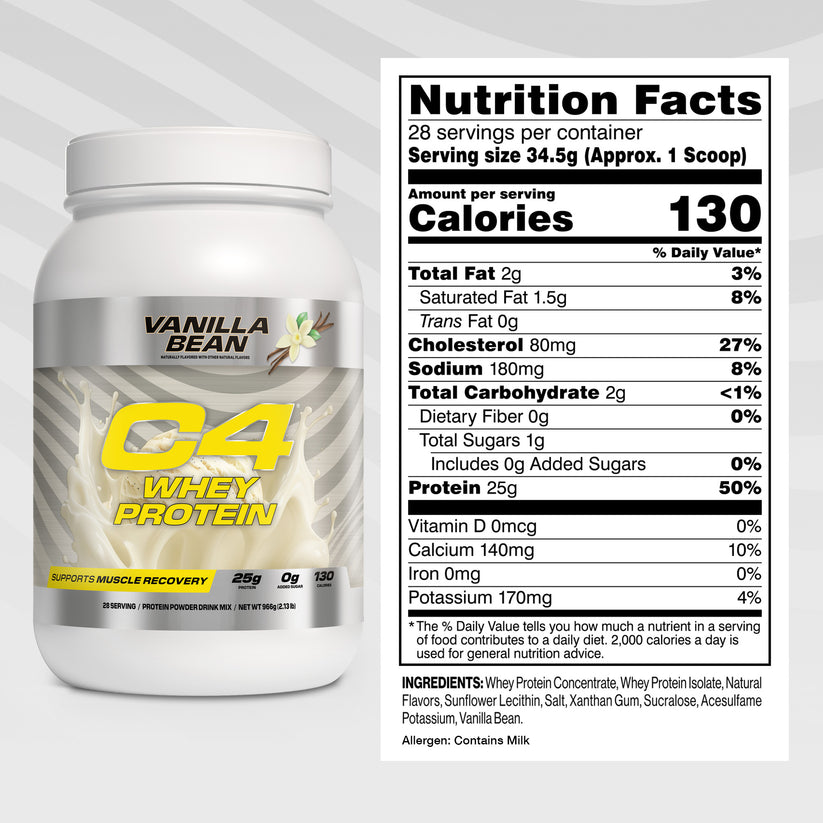 C4 Whey Protein Powder – Cellucor