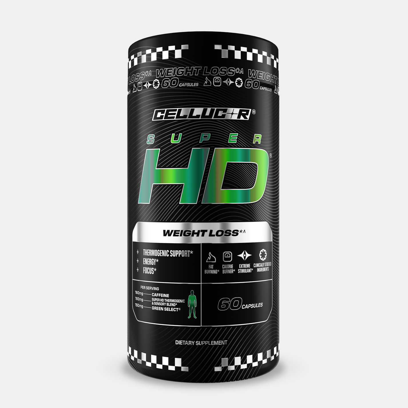 Cellucor® SuperHD Thermogenic Fat Burner, 60 Capsules