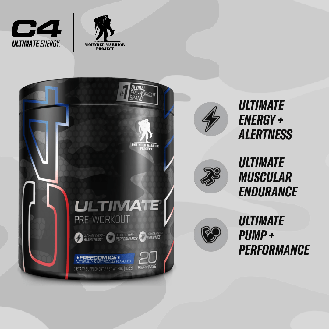 C4 Ultimate® X Wounded Warrior Project® Pre Workout Powder – Cellucor