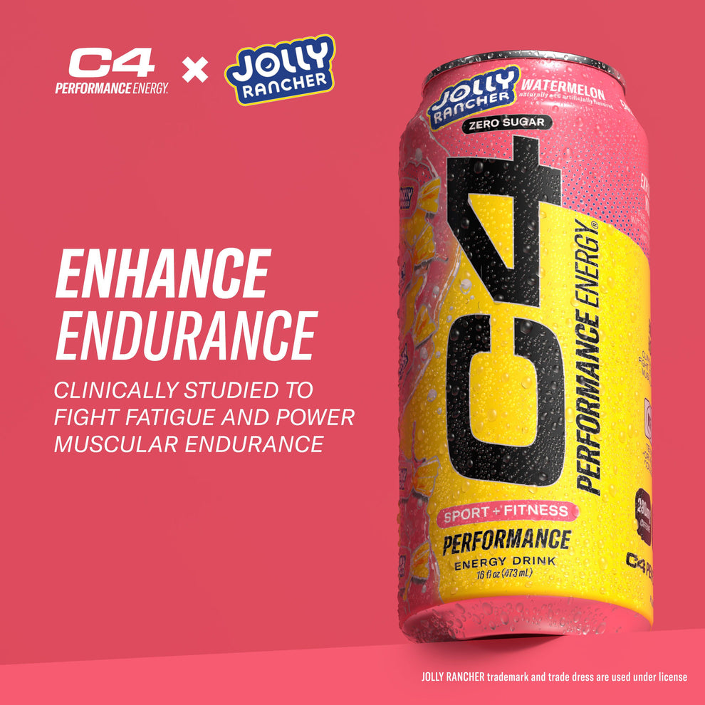 C4 Energy® x Jolly Rancher™ | Carbonated Energy Drink 16oz (12-Pack ...