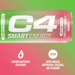 C4 Smart Energy® | 12oz Carbonated Energy Drink | 12-Pack | Cellucor